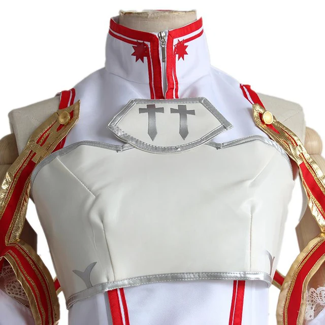 Anime Sword Art Online Yuuki Asuna Cosplay Costume - AllCosplay.com