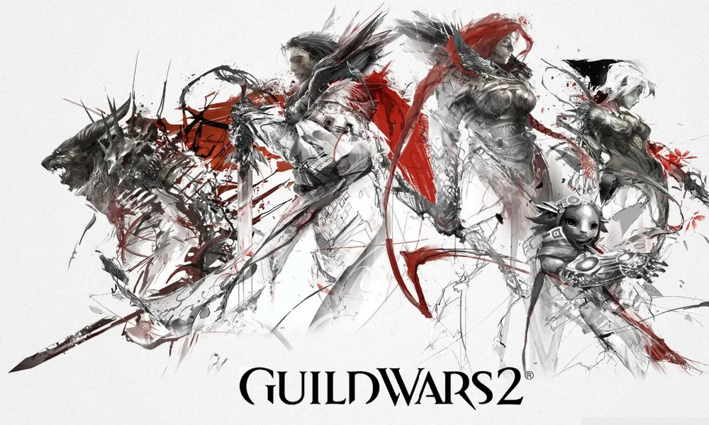 The most exciting game Guild Wars Guild Wars 2 video game poster silk ...