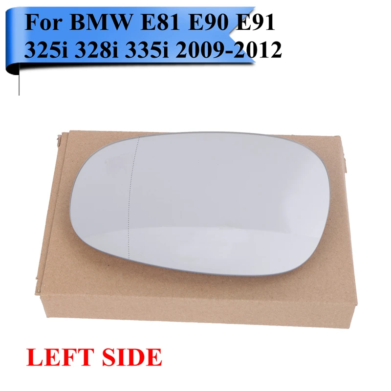 Left Side Heated Rearview Mirror Glass For BMW E81 E90 E91 325i 328i ...