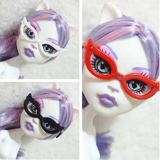 10pcs/set Dolls Accessories Mini Plastic Glasses For Monster High Dolls ...
