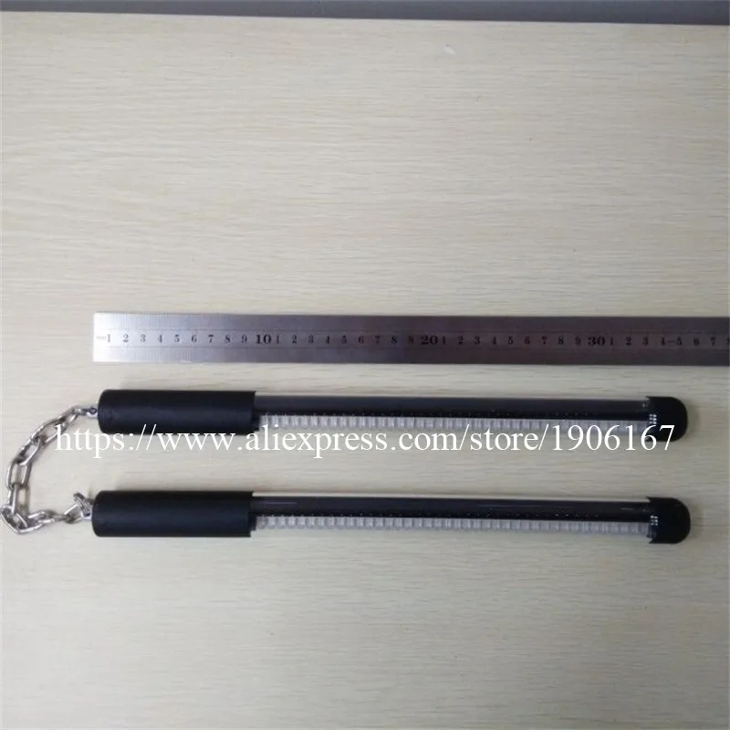 One Pair 40 Pixels Poi Full-color Led Stick Programmable Nunchuck Usb ...