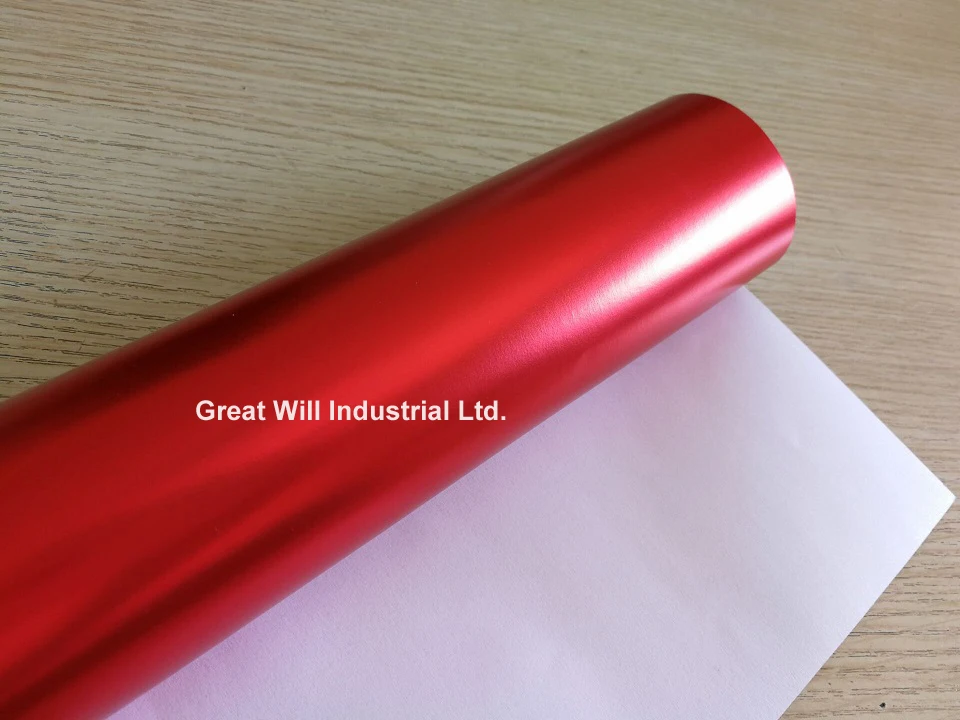 Chrome Matte Red Car Wrap Red Matt Chrome Vinyl Wrap Film with Air ...