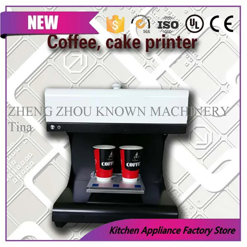 Hot Coffee Printer Full Automatic Latte Coffee Printer with 8 inch ...