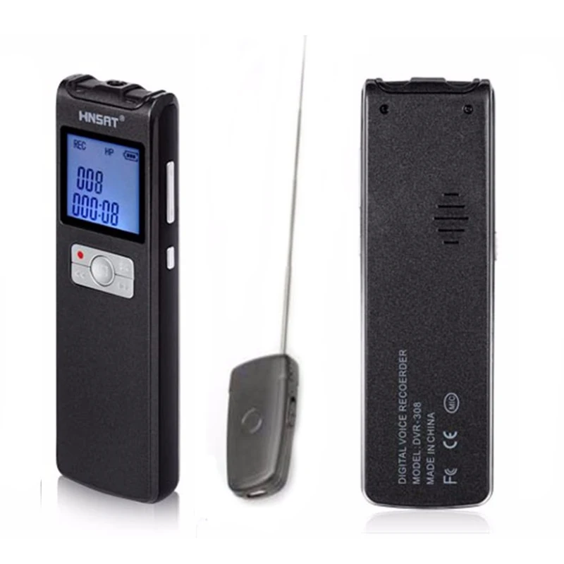 New Professional VOR/AVR 8GB Portable Digital Audio Voice Recorder ...