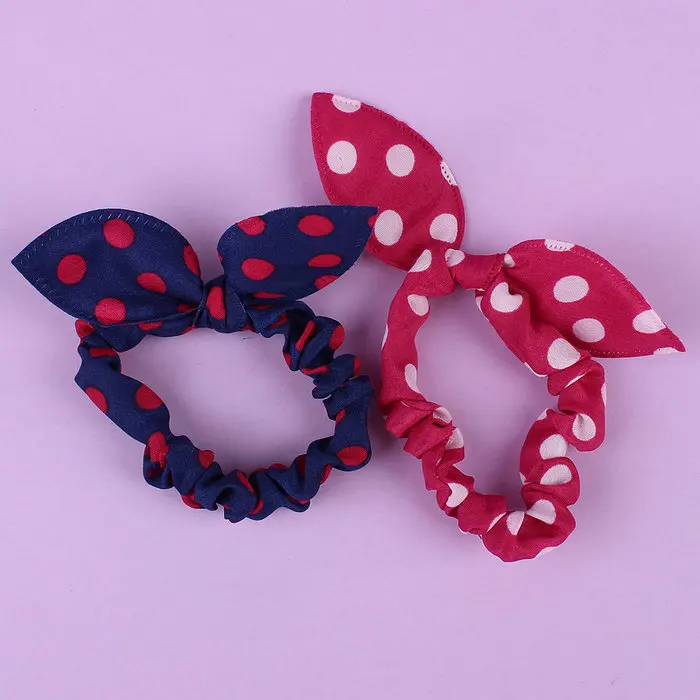 FREE SHIPPING 10 Pcs/lot Mini Bunny Rabbit Ears Headband Hair Rope Baby ...
