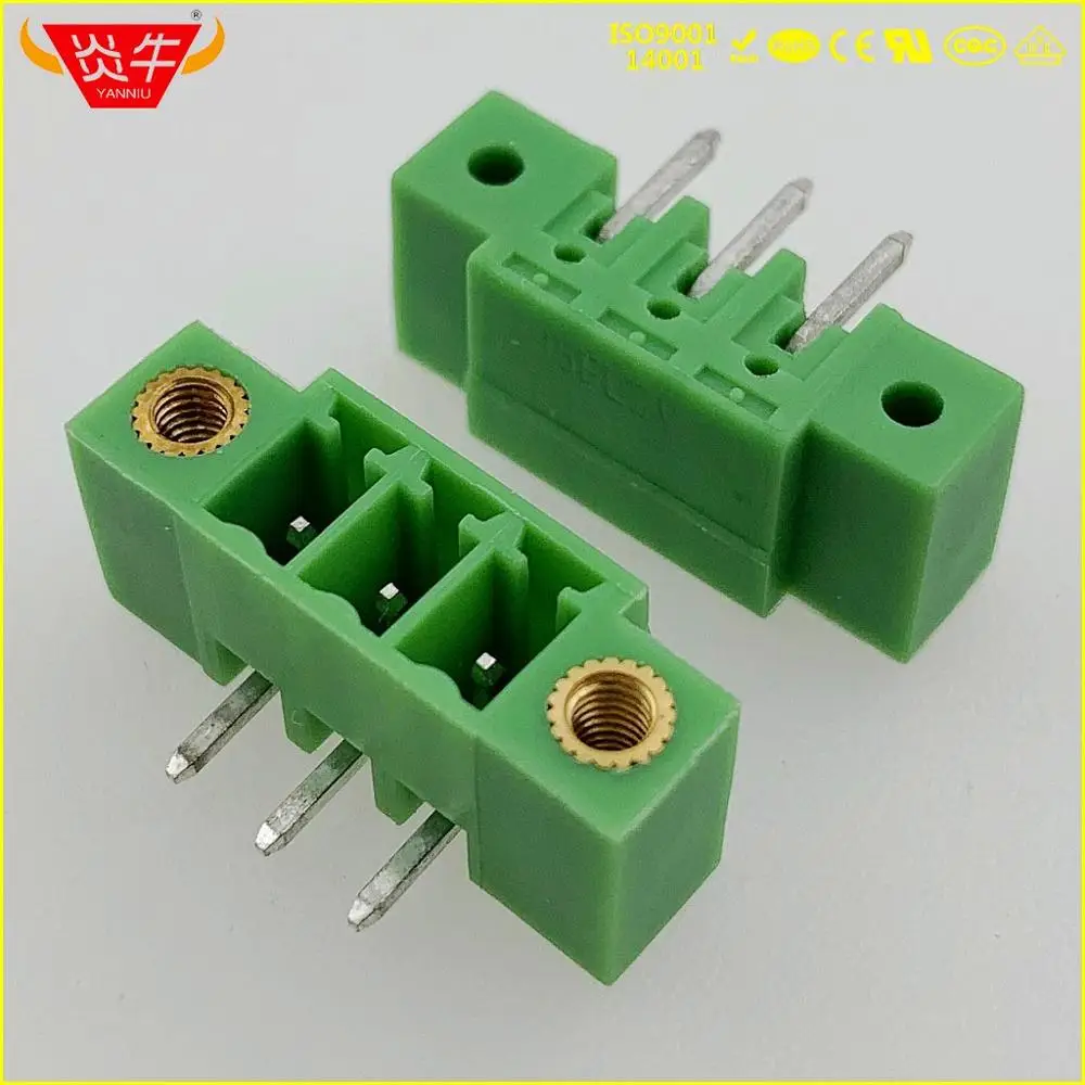 KF2EDGRM 3.81 3P MALE 15EDGRM 3.81mm 3PIN PCB RIGHT ANGLE CONNECTOR ...