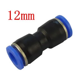 10 pcs PU12 Pneumatic Air fittings,straight union,12mm tube size ...