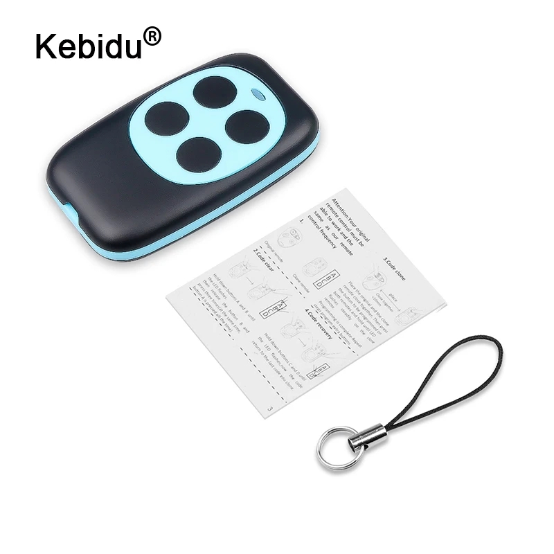 Kebidu Wireless Remote Controller Copy Code 433mhz Remote 4 Channel Electric Cloning Gate Garage ...