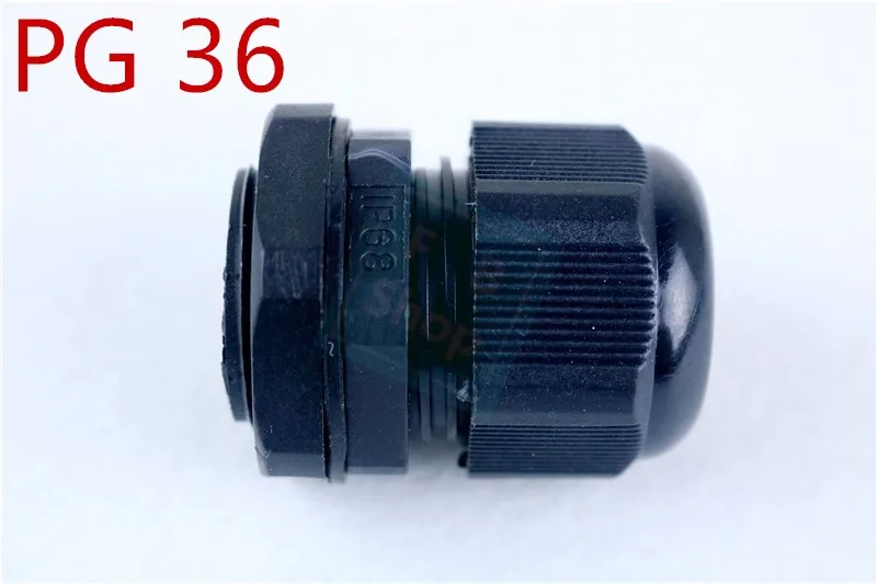 1 pieza de alta calidad IP68 PG36 para Cable de 22 32mm, Conector de glándula de plástico de ...