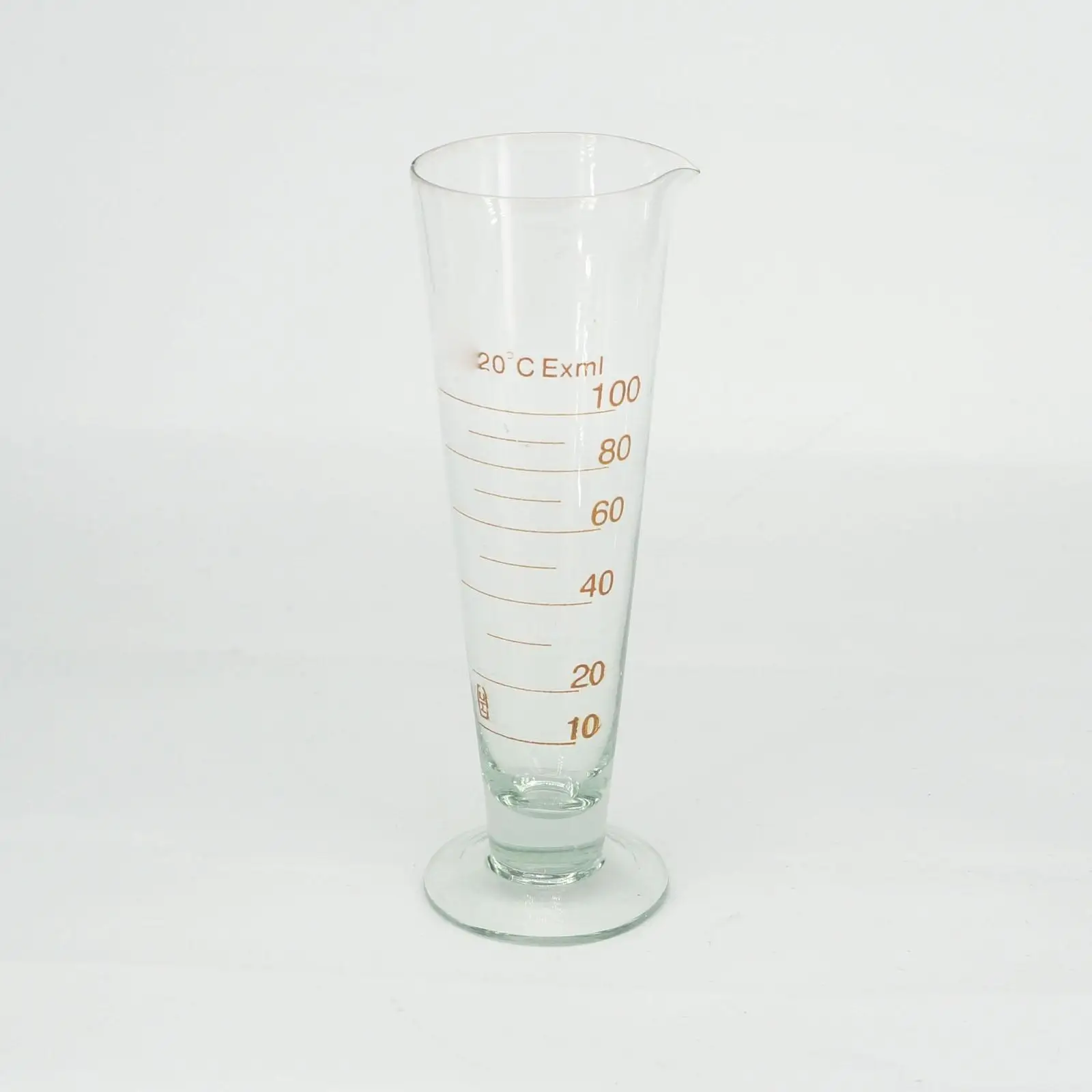 100ml Lab Glass Footed Apothecary Measuring Beaker Conical Graduated ...