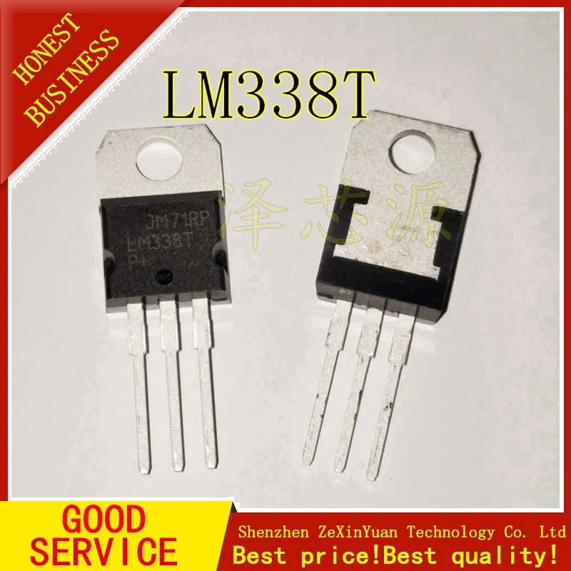 50pcs/lot LM338T TO 220 LM338 Adjustable Regulators|Battery Accessories & Charger Accessories ...