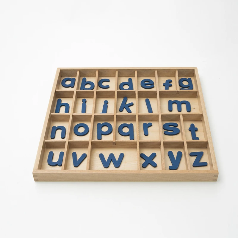 Aliexpress.com : Buy Baby Toy Montessori Movable Alphabets Box Letters ...