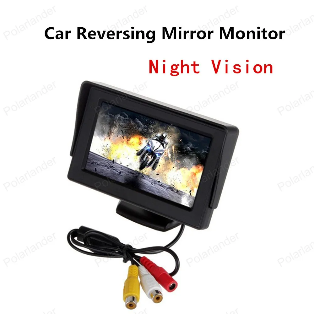 [high Quality] Auto Parking System 4.3 Inch Car Monitor Led +rear View ...