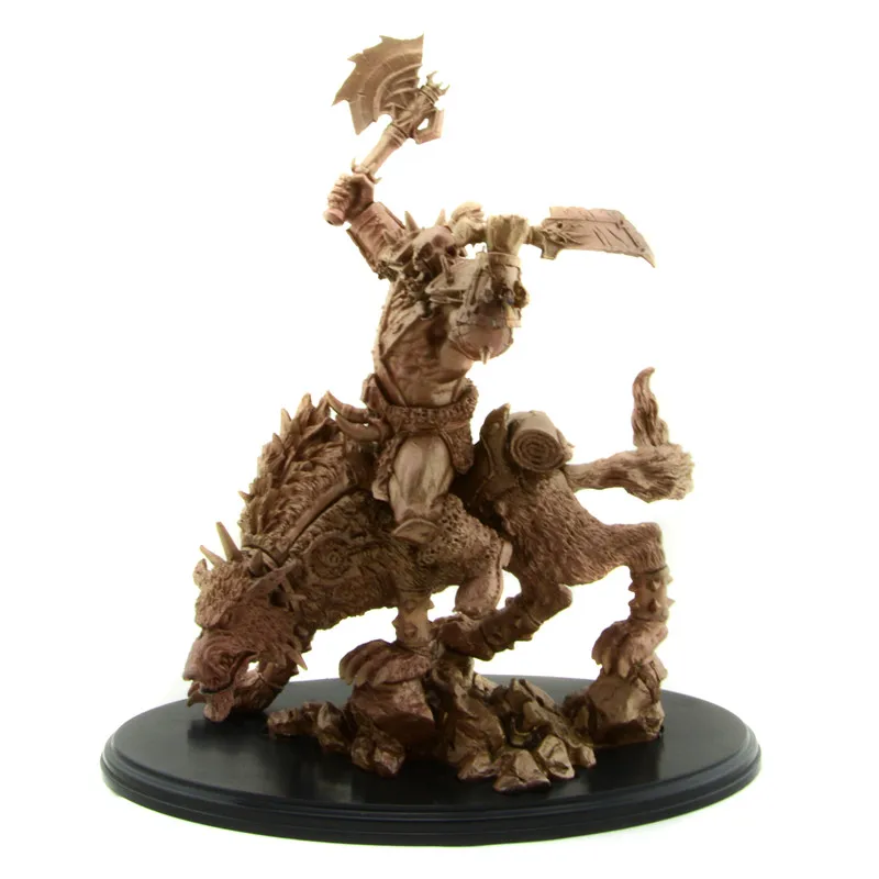 Starz Game WOW Orc Raider Wolf Rider Knight PVC Static Figure Toys ...