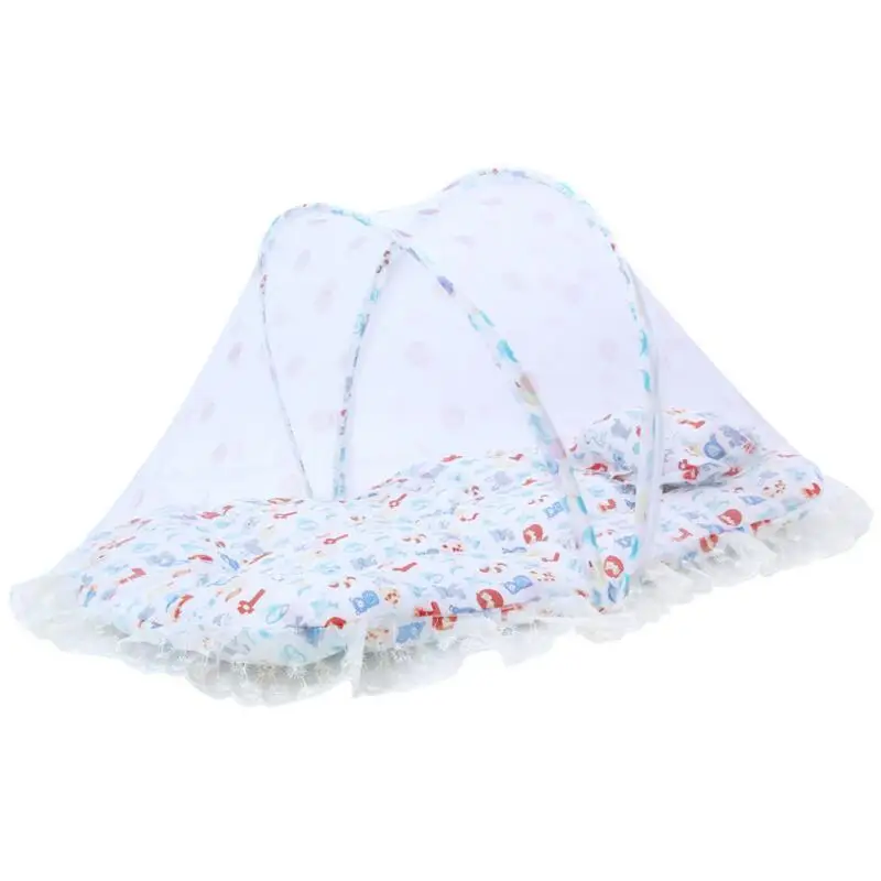 Hot Sale Foldable Baby Crib Animal Baby Bed With Pillow Set Portable ...