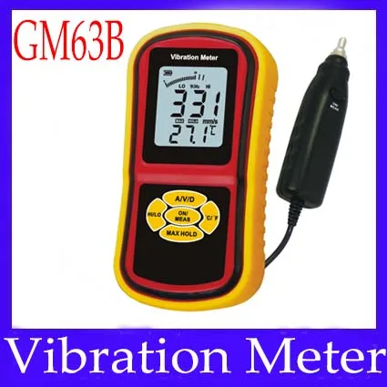 vibration meter GM63B vibration measurement handheld digital vibration analysis|vibrator ...