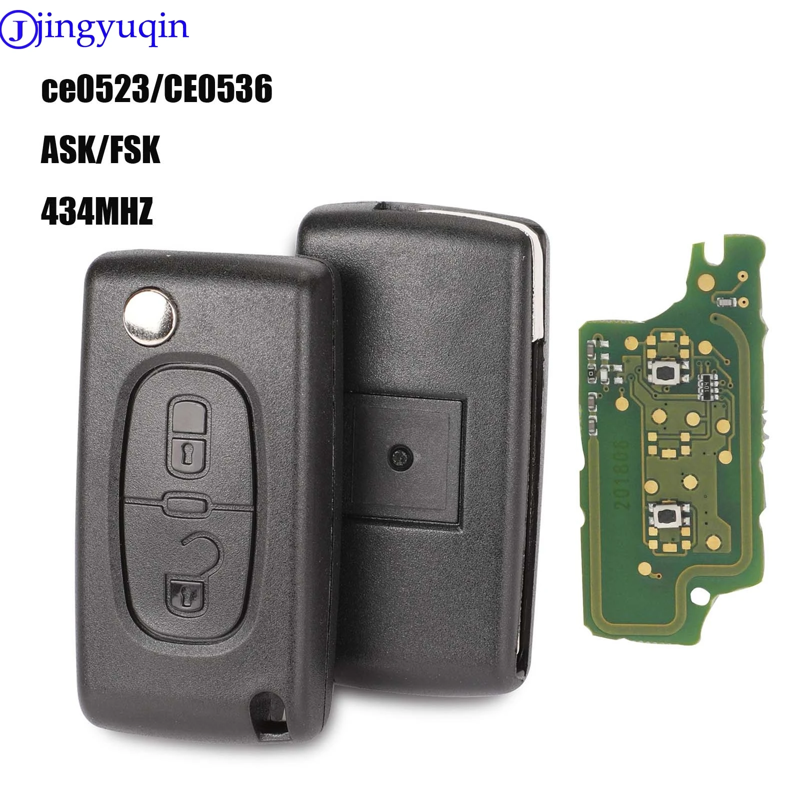 Jingyuqin 434 МГц спросить FSK для peugeot 107 207 307 308 407 607 для ...