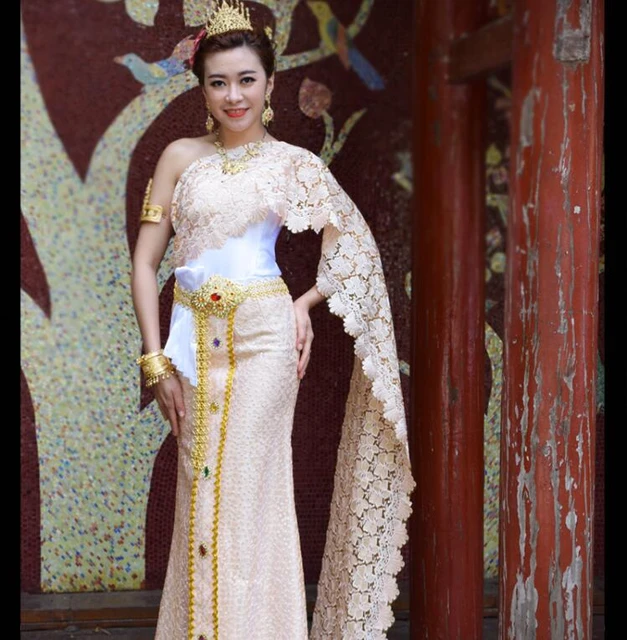 Thai Wedding Dress Gold