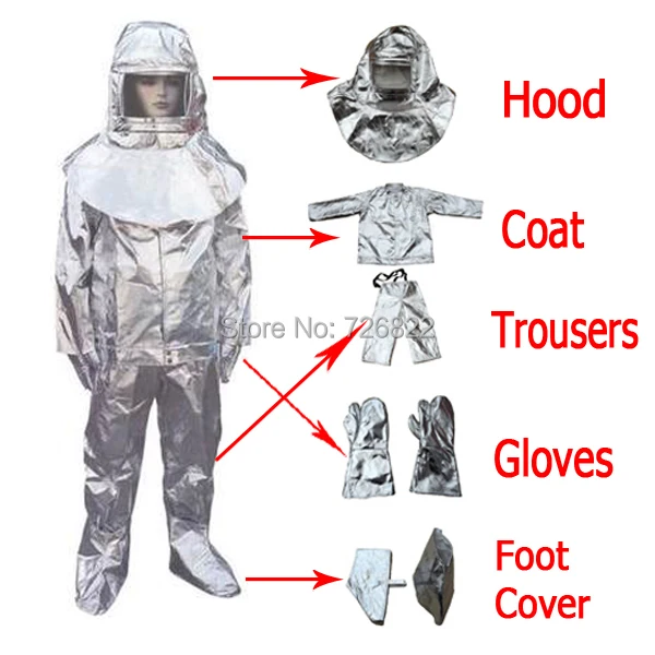 500 series aluminized fire suit ideal for aircraft rescue and fire ...