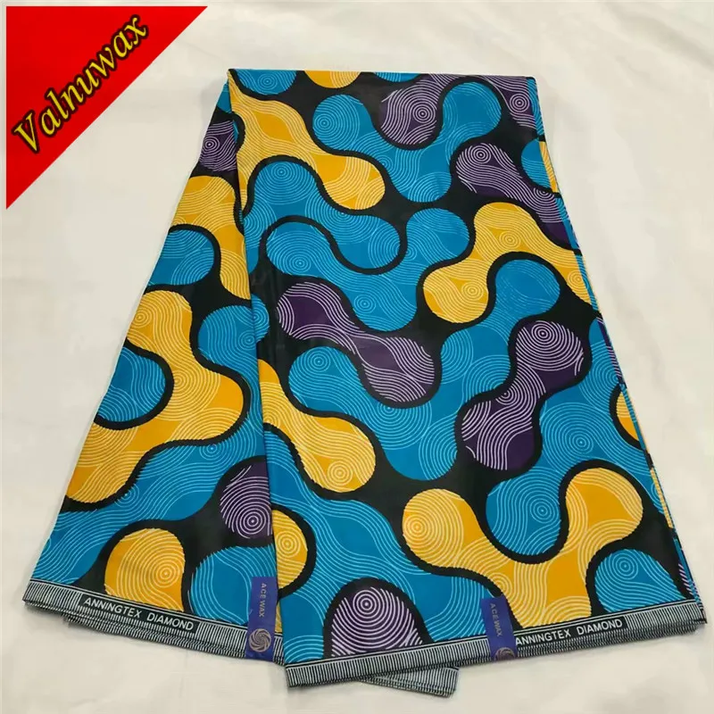 Original Dutch Wax African Java Wax 100%cotton Anningtex Diamond Prints ...