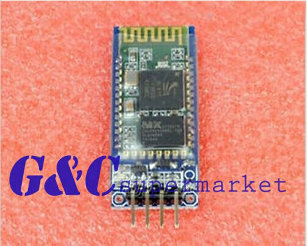 1pcs Hc 06 Slave Wireless Bluetooth Transeiver Rf Module Serial4p Port Line In Integrated