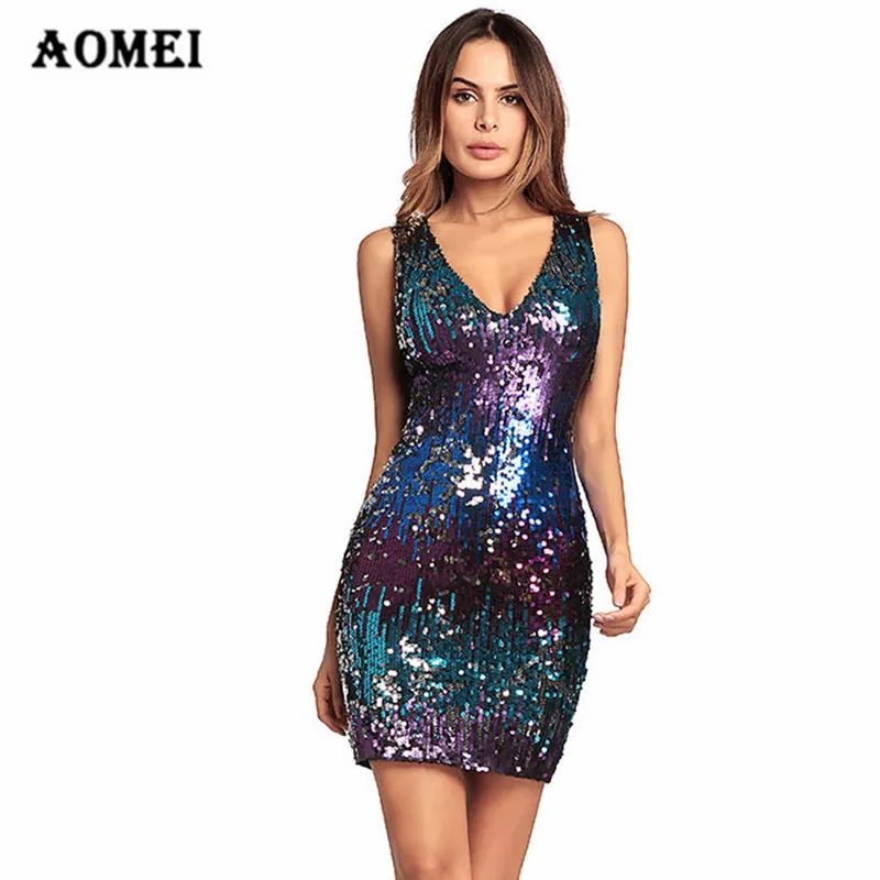 Aliexpress.com : Buy Colorful Sequin Party Club Paillette Mini Dress ... Aliexpress.com : Buy Colorful Sequin Party Club Paillette Mini Dress ...