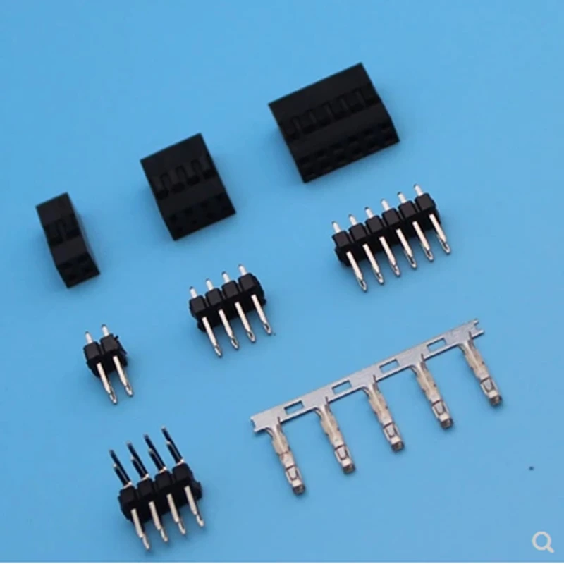 2sets-DuPont-terminal-block-2-54-double-row-connector-joint-terminal ...