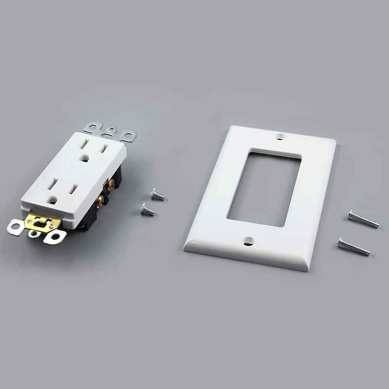 American Standard Power Socket 125V 15A Double American UL Socket NEMA5 ...