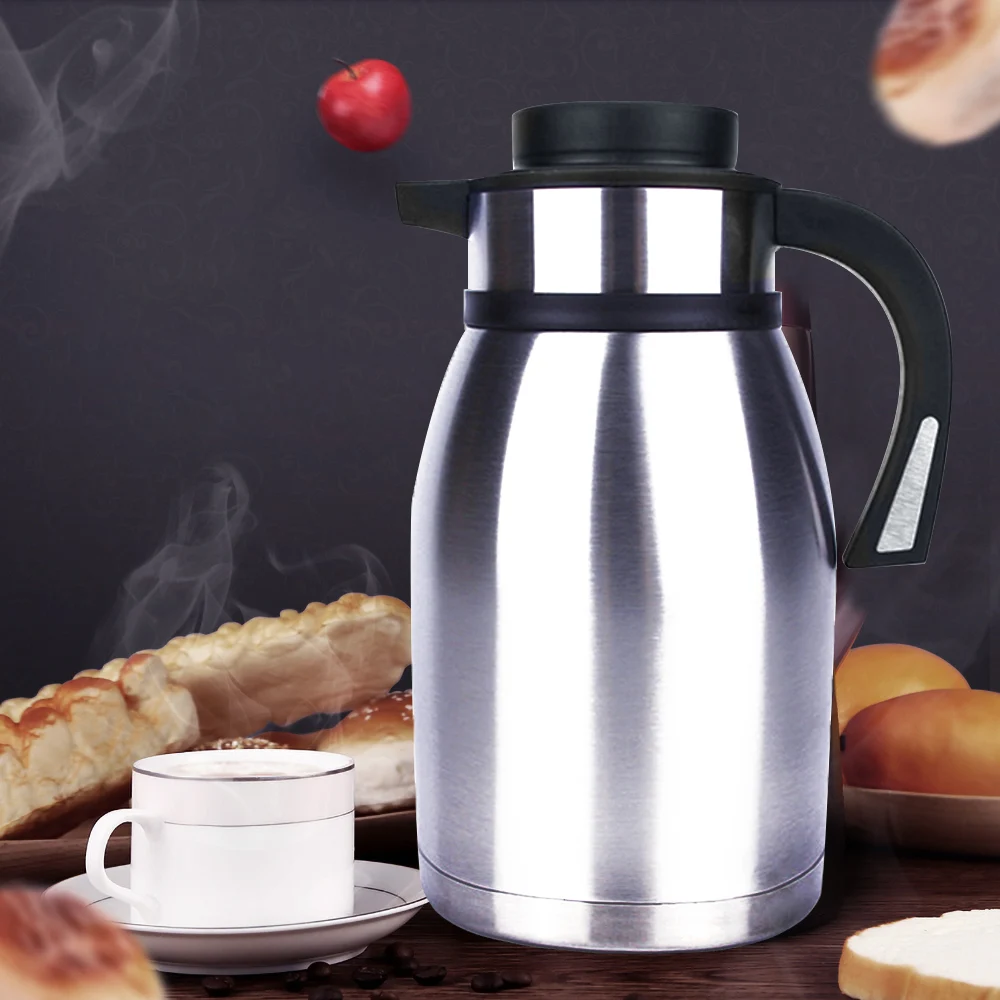 2L Thermoses Hot Water Stainless Steel Insulated Cup Thermos Vacuum ...