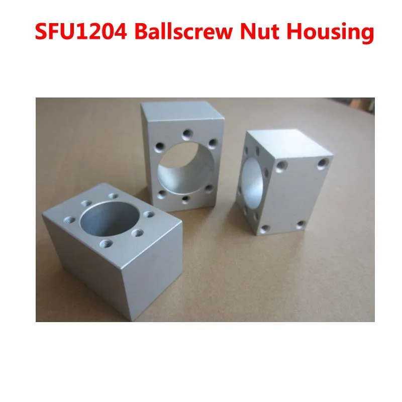 고품질 SFU1204 볼 스크류 너트 하우징 알루미늄 소재 장착 브래킷, 볼 스크류 1204 cnc 부품|brackets com ...