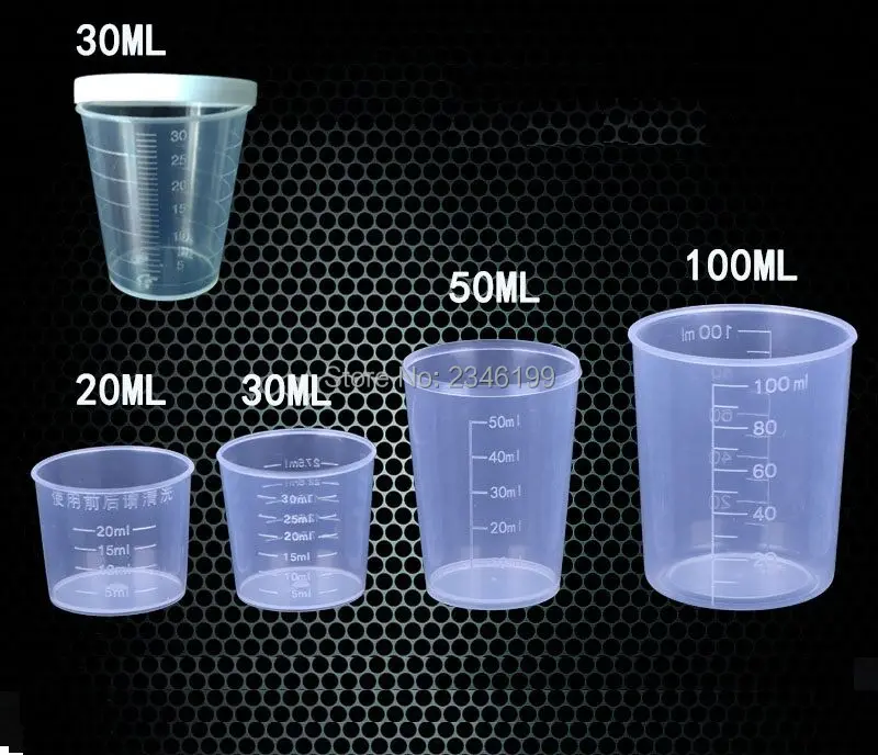 15ML20ML30ML50ML100ML120ML 100pcs Lot Translucent Measuring Cups With 15ML20ML30ML50ML100ML120ML 100pcs Lot Translucent Measuring Cups With