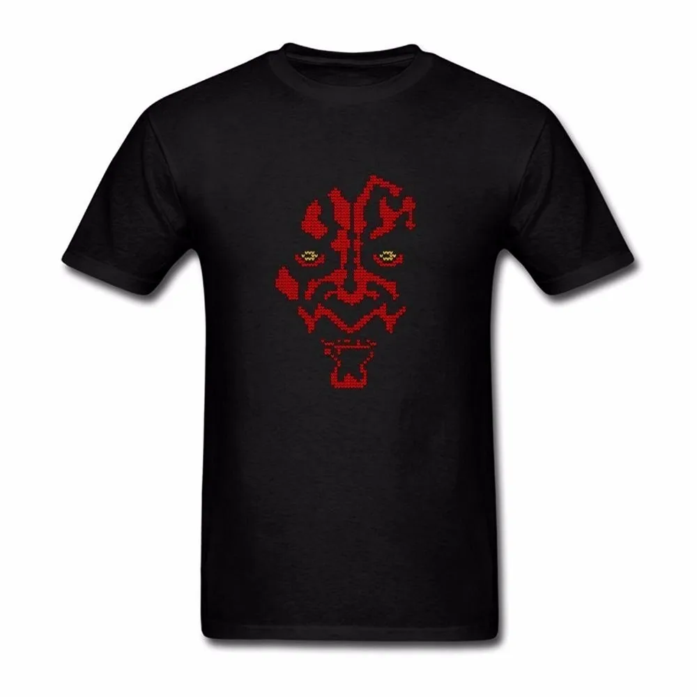 2017 t shirt men cotton summer o neck Knit Maul Red Icon male tshirts ...