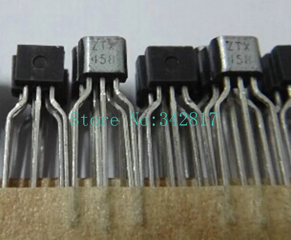TRANS NPN 400 V 0.3A ZTX458 E LINE 10 unids|10pcs|3apcs - AliExpress