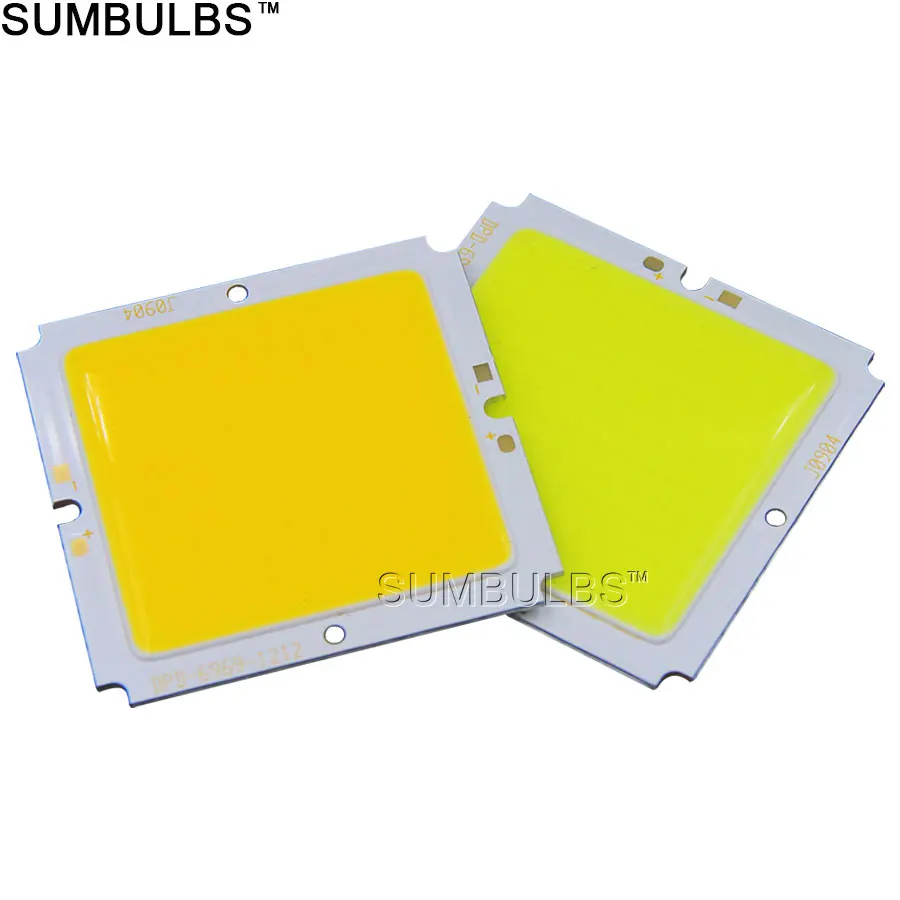 69x69MM-30W-Square-LED-COB-Light-DC36-40V-Super-Bright-Warm-Pure-White ...