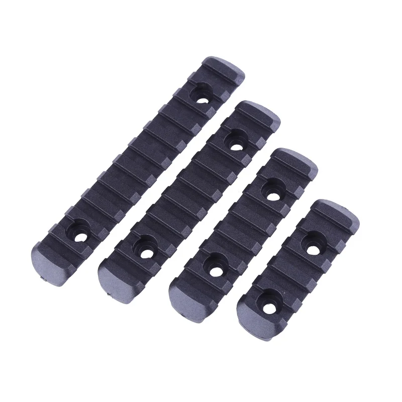 4Pcs/Set Rifle Polymer M-LOK 20mm Picatinny Weaver Rail Section Set for ...