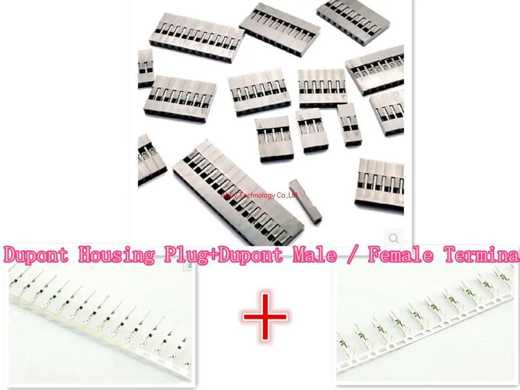 1000PCS Dupont Connector Assortment Kit 2.54mm 1P 2P 3P 4P 5P 6P 7P 8P ...