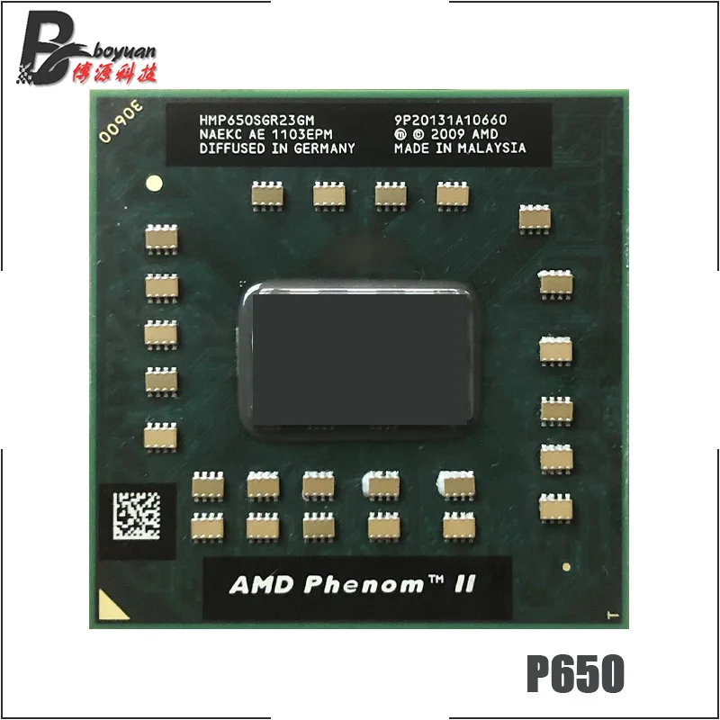 Procesador de CPU AMD Phenom II Dual Core Mobile P650 2,6 GHz Dual Core ...