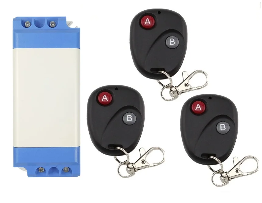AC 220V 110V 85V 1CH RF Wireless Remote Control Switch System,315/433 ...