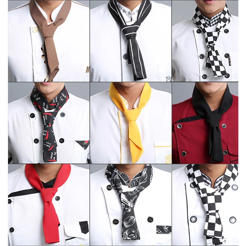 2017 New Free Shipping High Quality Neckerchief Hotel Uniform Chef ...