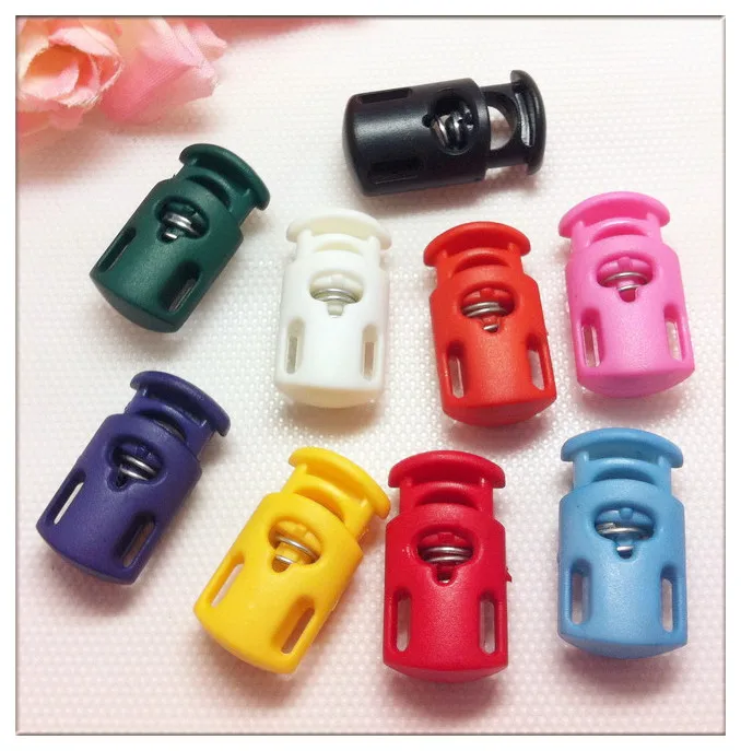 Long spring buckle elastic adjust stopper drawstring rope clothing ...