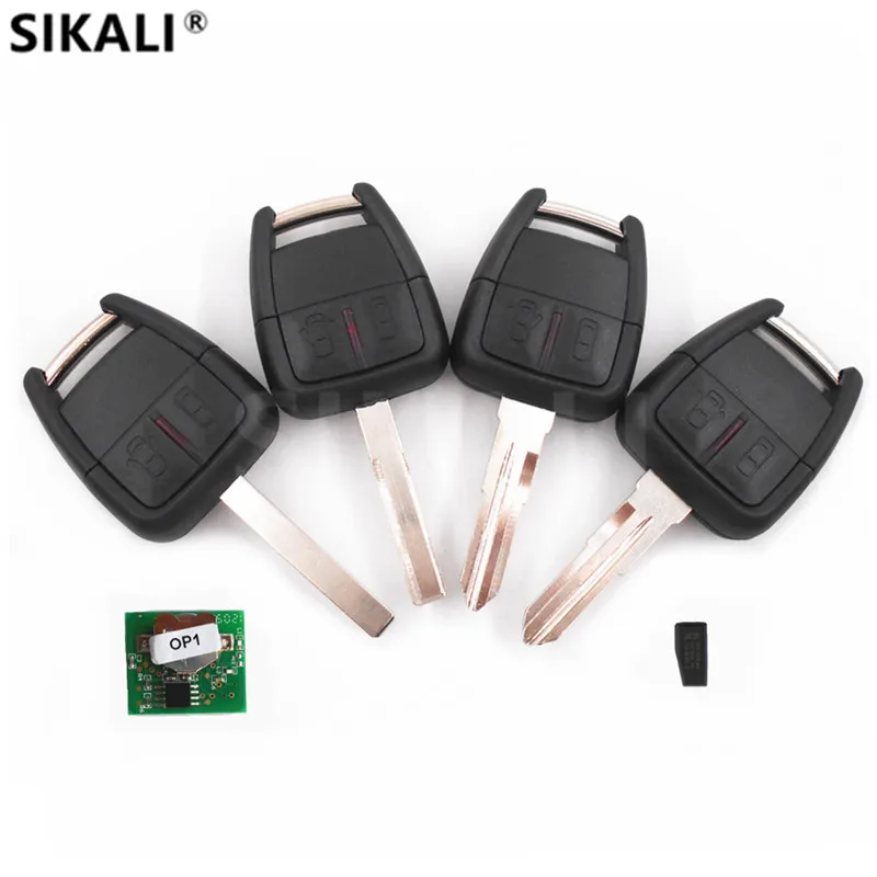 2 Buttons Car Remote Key for Astra Zafira Vectra 433.92 MHz Vehicle ...