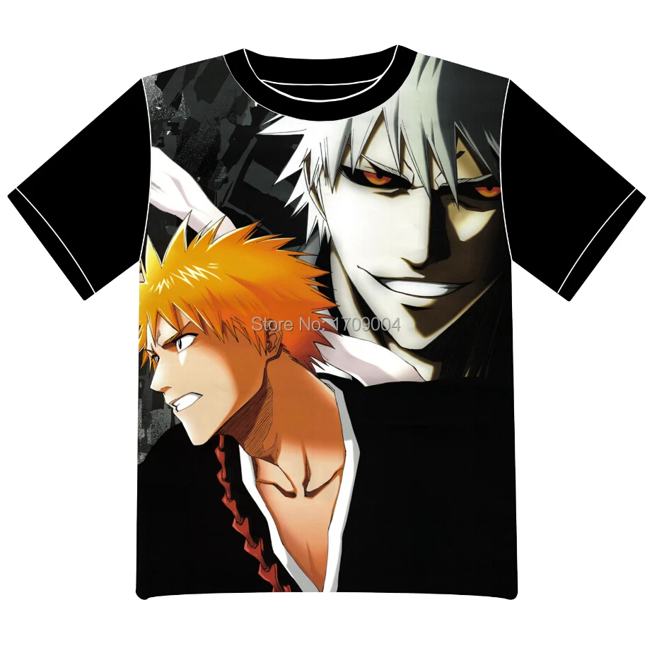 Free Shipping Anime Manga Bleach T shirt Women Men Cosplay T Shirt ...