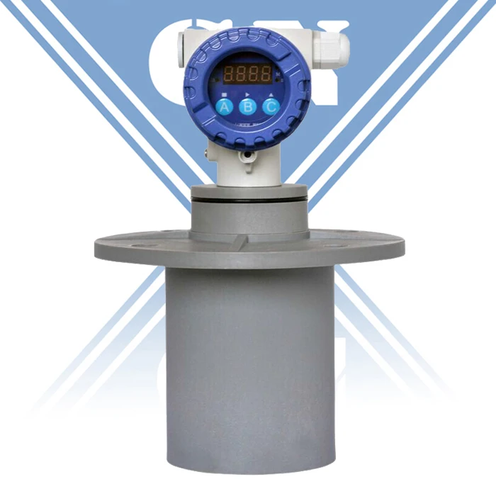 1.2 25m measuring range LCD Display flange connection Homemade water ...