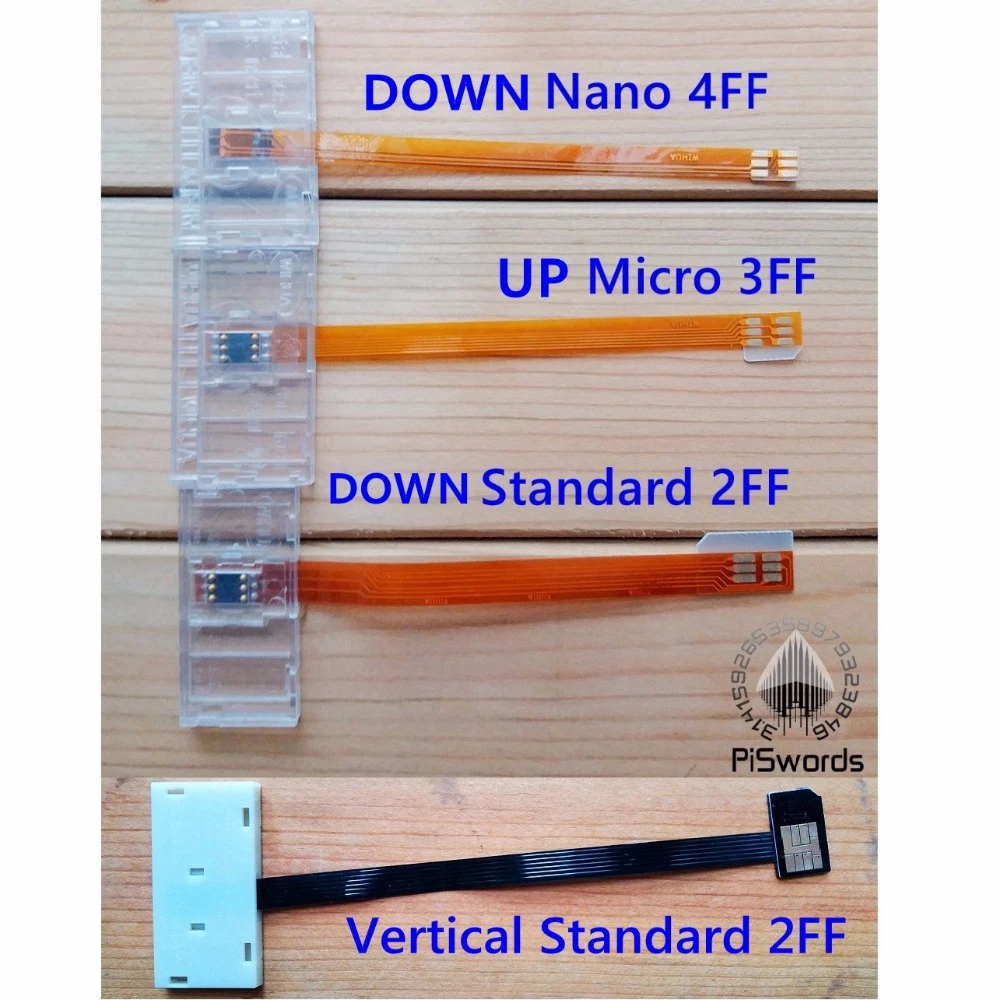 스마트카드 변환기 나노 마이크로 표준 SIM 카드, 2FF, 3FF, 4FF 어댑터|nano sim|sim micromicro ...
