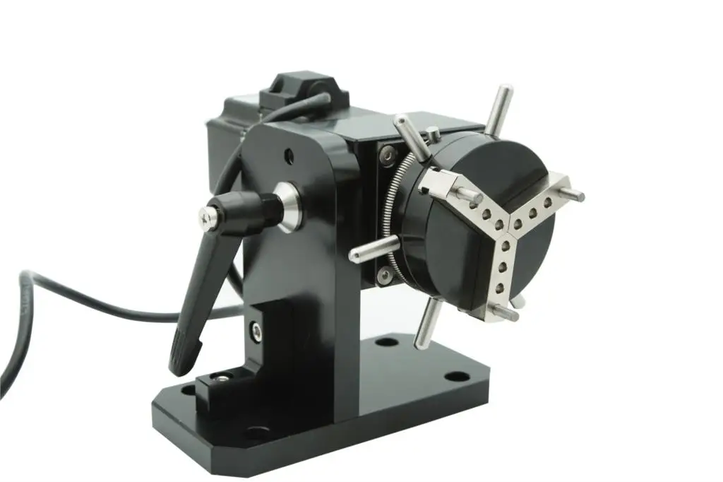 Laser-Marking-Engraving-Machine-Rotate-Fixture-50mm-Chuck-Plate-Work ...