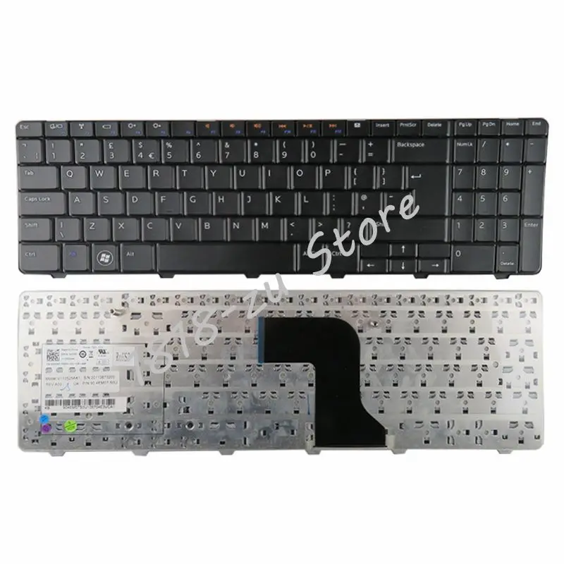 Uk New Keyboard For Dell For Inspiron 15 15r 15n 15m 5010 N5010 M5010 ...