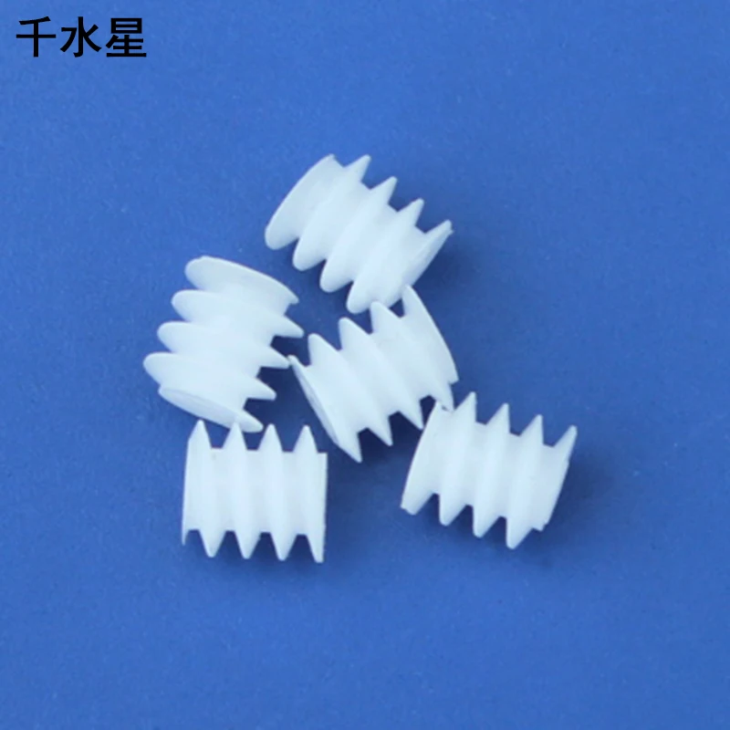 Worm 6 * 6 (1A) worm gear reduction gear DIY model plastic gear 0.5 ...