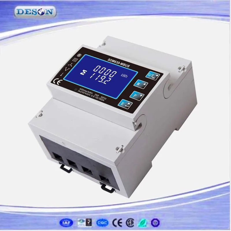 Single/three Phase Multi Function For V/a/pf/dmd/kwh/kvarh Din Rail ...