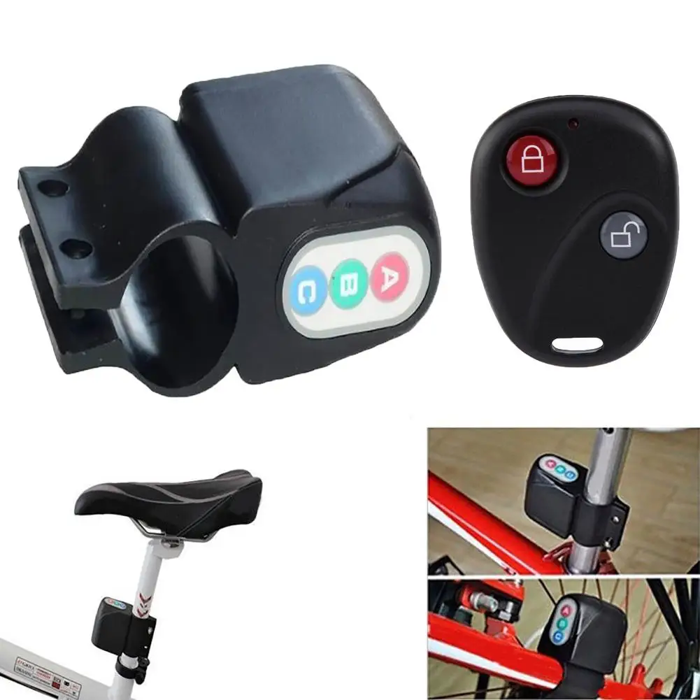 NEW-Bicycle-Bike-Anti-Theft-Security-Alarm-Lock-Sound-Alert-with-Remote ...