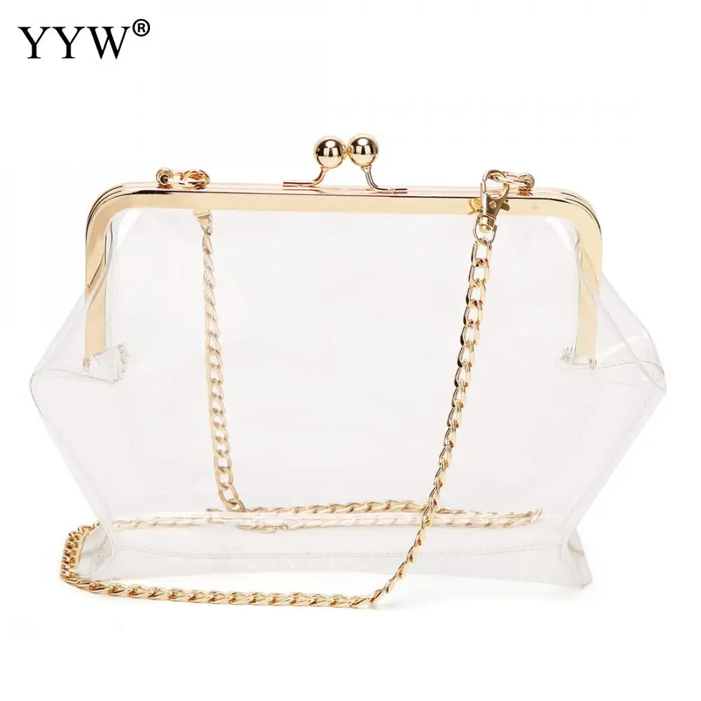 Transparent Female Shoulder Bag Ladies' PVC Leather Handbag Crossbody ...